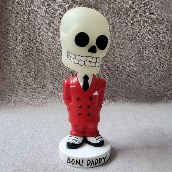 Funko | Toys | Vintage Funko Wacky Wobbler Glow Bone Daddy In Red Suit ...